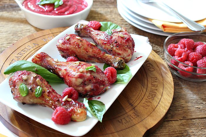 Chicken with Raspberry Chipotle Sauce - simply fresh dinners