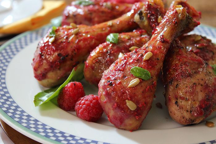 Chicken with Raspberry Chipotle Sauce - simply fresh dinners