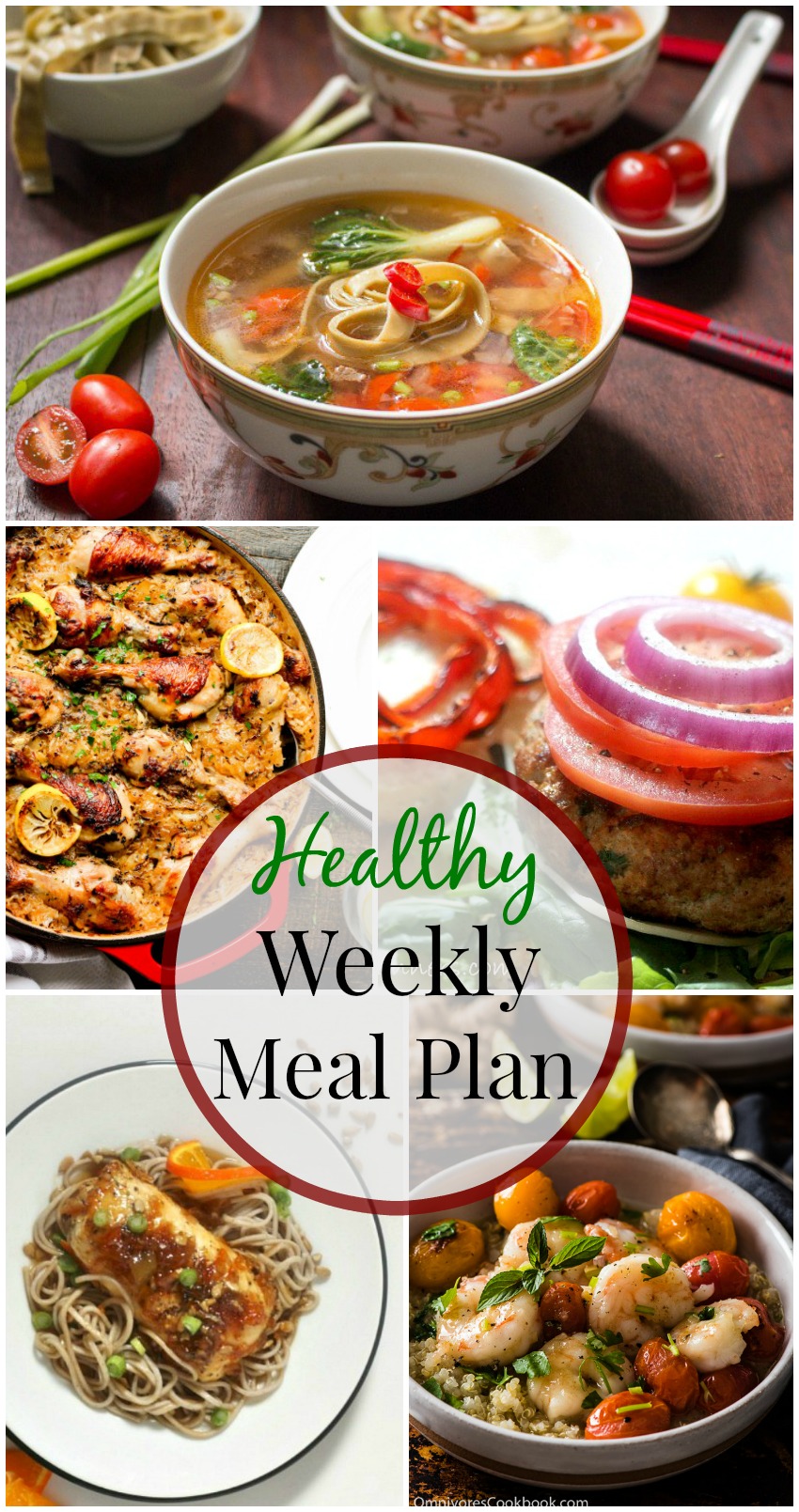 Healthy Weeknight Meal Plan #6 - simply fresh dinners