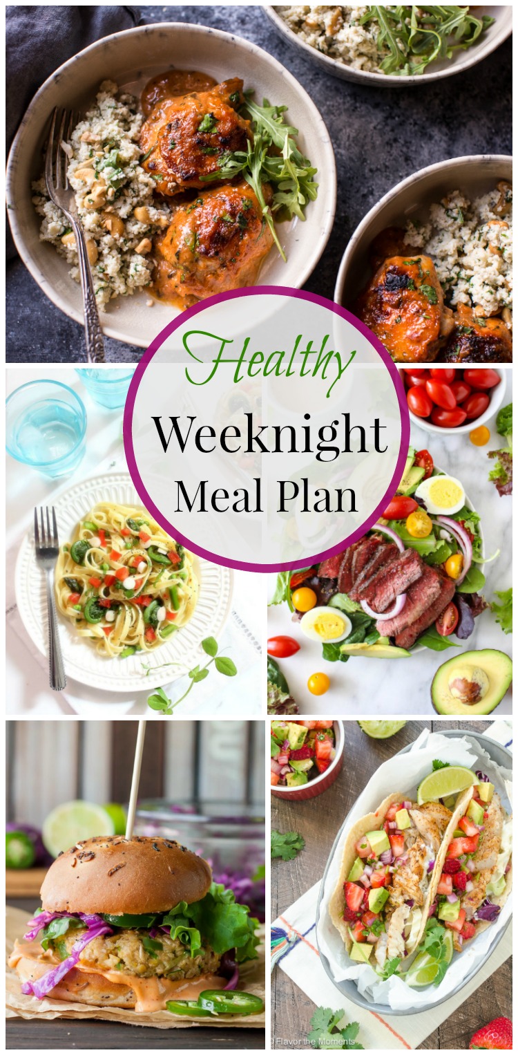 Healthy Weeknight Meal Plan (#20) - Simply Fresh Dinners
